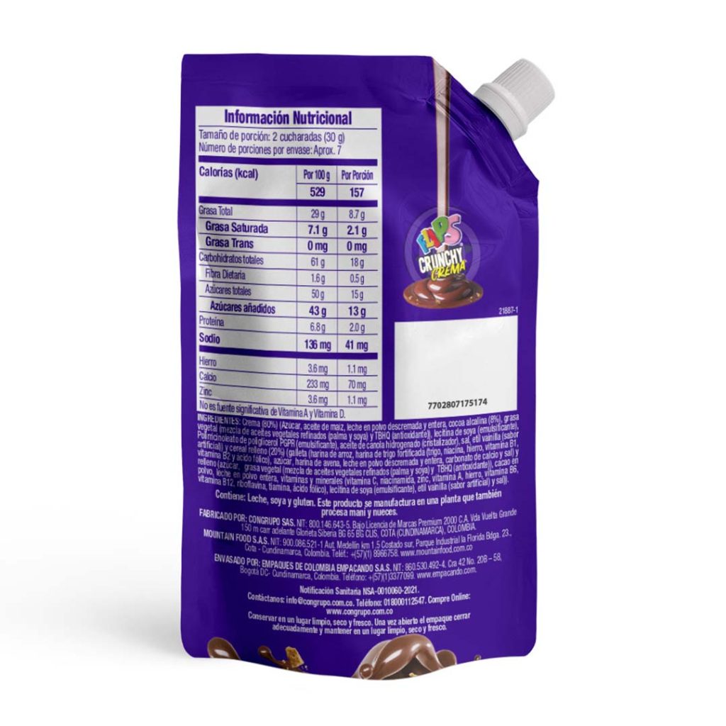 FLIPS CRUNCHY CREMA DOYPACK 200G – Congrupo