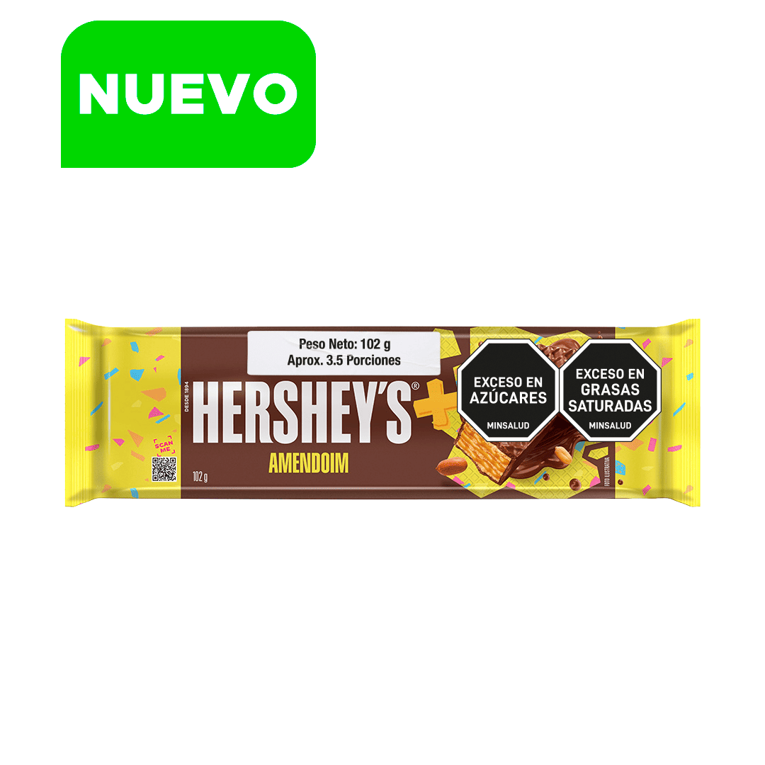 HERSHEY’S WAFER MAIS MANÍ 102 GR – Congrupo
